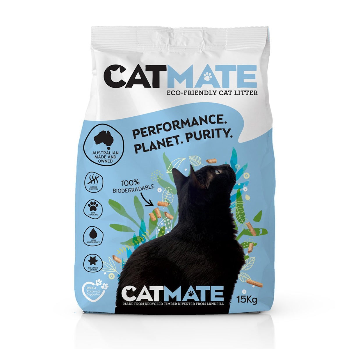 CatMate – Wood Pellet Cat Litter – PawMed